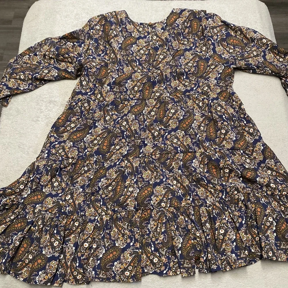 NATURAL LIFE | Dresses | Natural Life Mini Dress Medium Floral Paisley ...